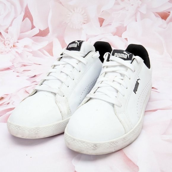 Puma | Shoes | Puma Athletic Leather Casual Laceup Sneakers | Poshmark